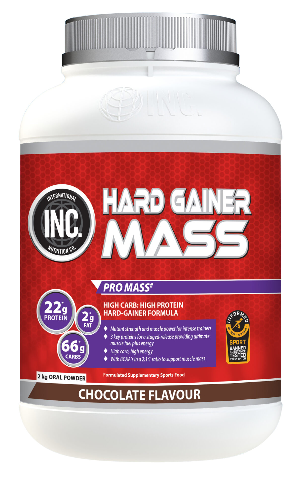 INC HARD GAINER MASS – CHOCOLATE – INC SPORTS NUTRITION