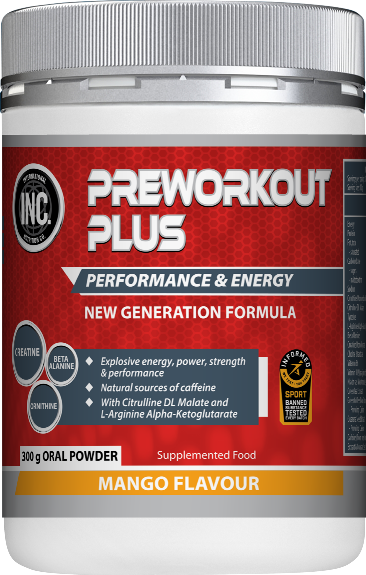 Our Range – INC SPORTS NUTRITION